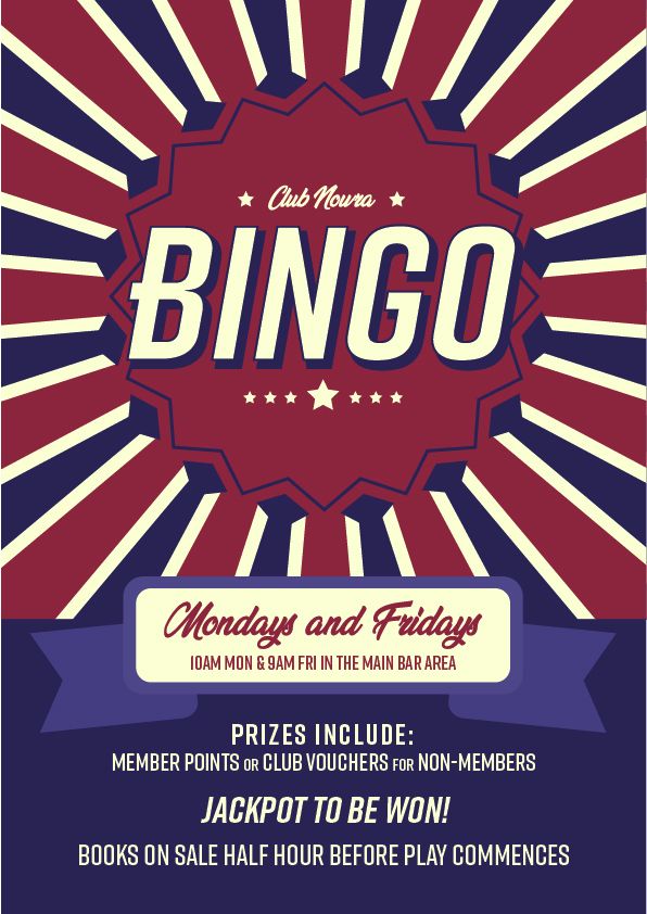 Bingo NEW-100 - Club Nowra