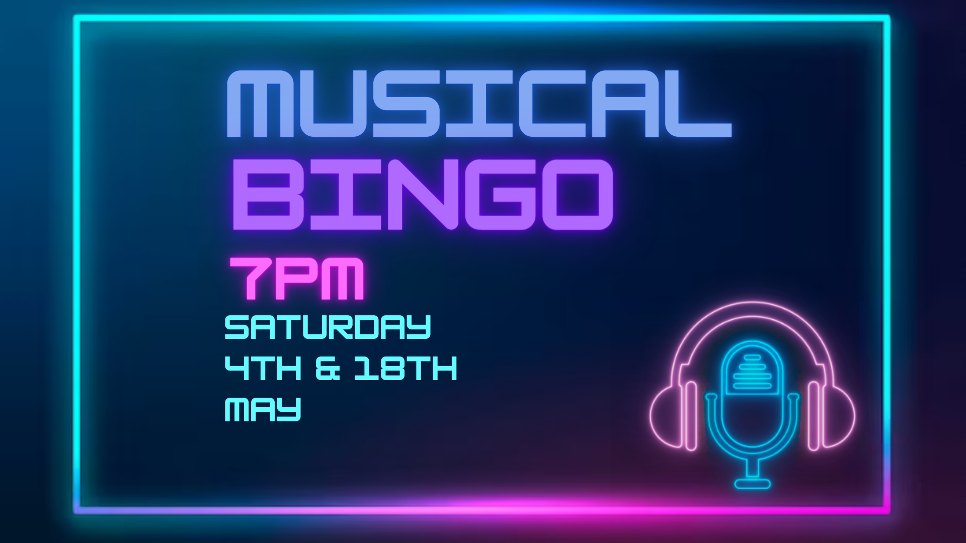 musical bingo may dates - Club Nowra